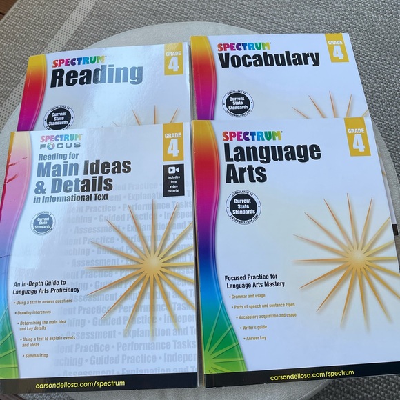 Spectrum | Other | Spectrum Vocabulary Main Idea Details Language Arts ...